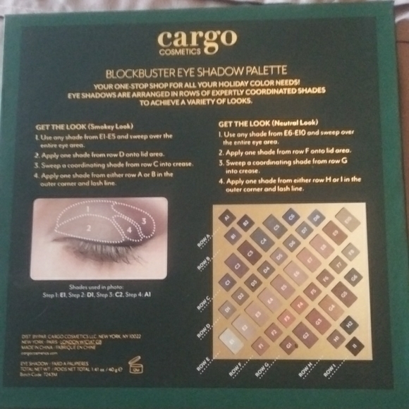 Cargo | Makeup | Cargo Eyeshadow Palette | Poshmark